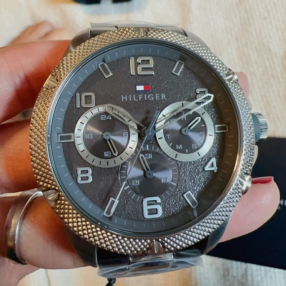 Tommy Hilfiger | Accessories | Tommy Hilfiger Mason Silver Mens Watch ...